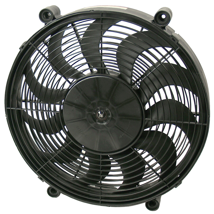 17” H.O. Single RAD Pusher/Puller Fan with Premium Mount Kit – 16-7/8”W ...