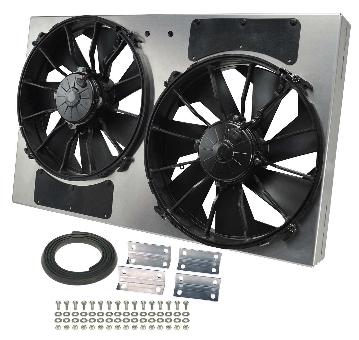 Powerpack – High Output Dual 12” Electric RAD Fan/Aluminum Shroud Kit ...