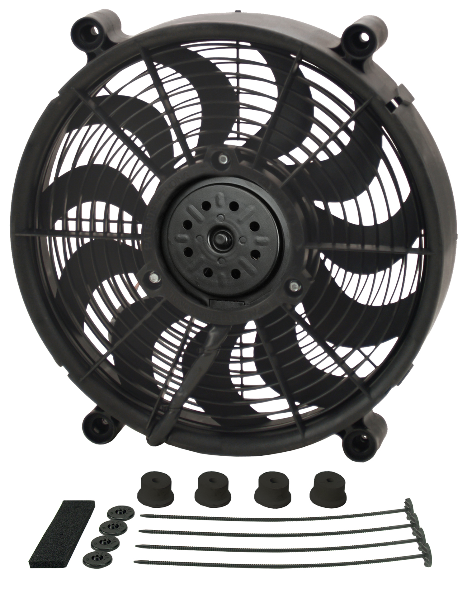 14” High Output RAD Pusher Fan – 14-1/2”W x 14-1/2”H x 2-5/8”D - US ...