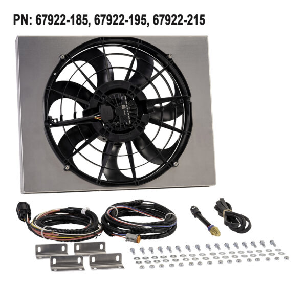 Brushless Single Powerpack – 17” RAD Fan/Aluminum Shroud w/ Built-in ...