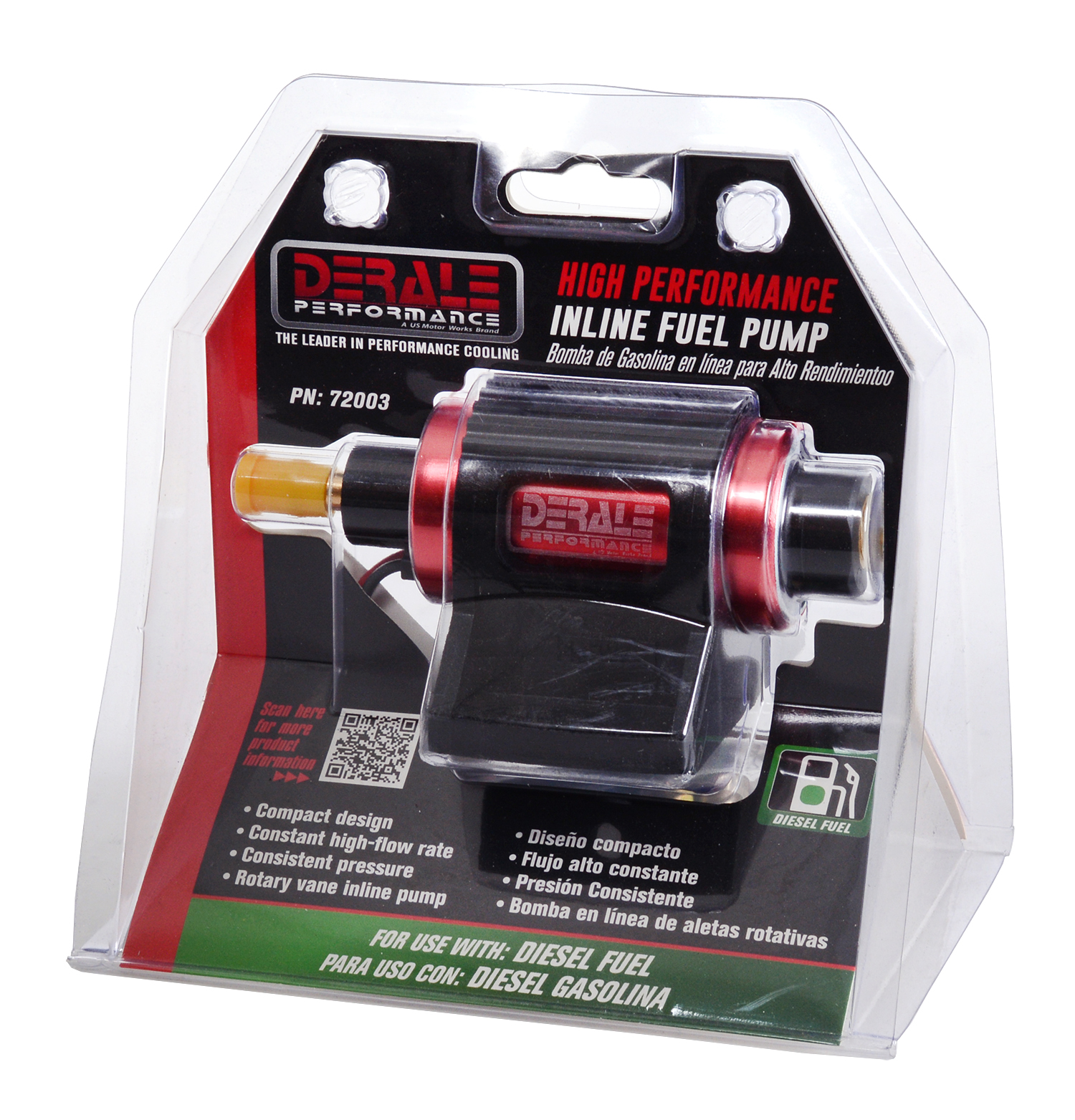 Universal Inline Fuel Pump Kit – Diesel – 4-7 PSI - US Motorworks